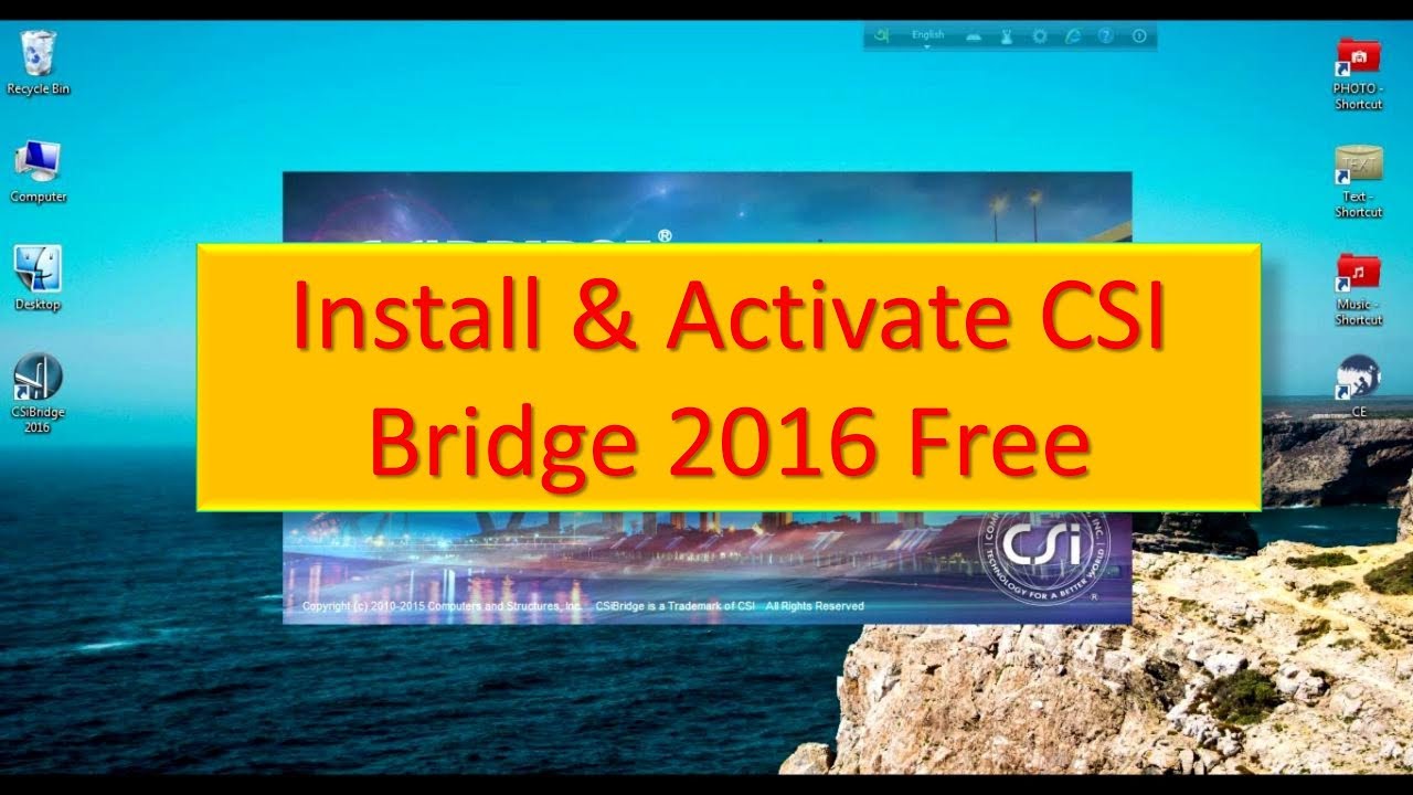 Install Activate Csi Bridge 2016 V18 01 Youtube