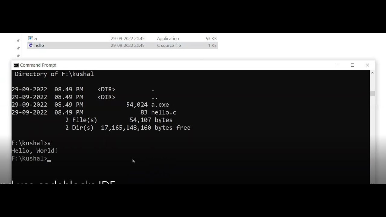 How To Install And Use Codeblocks Ide Youtube