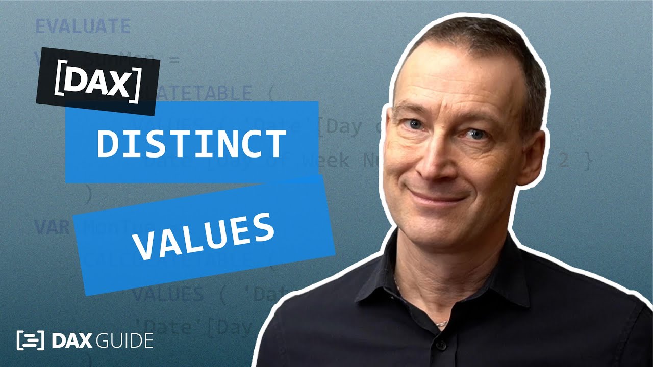 Distinct Values Dax Guide Sqlbi