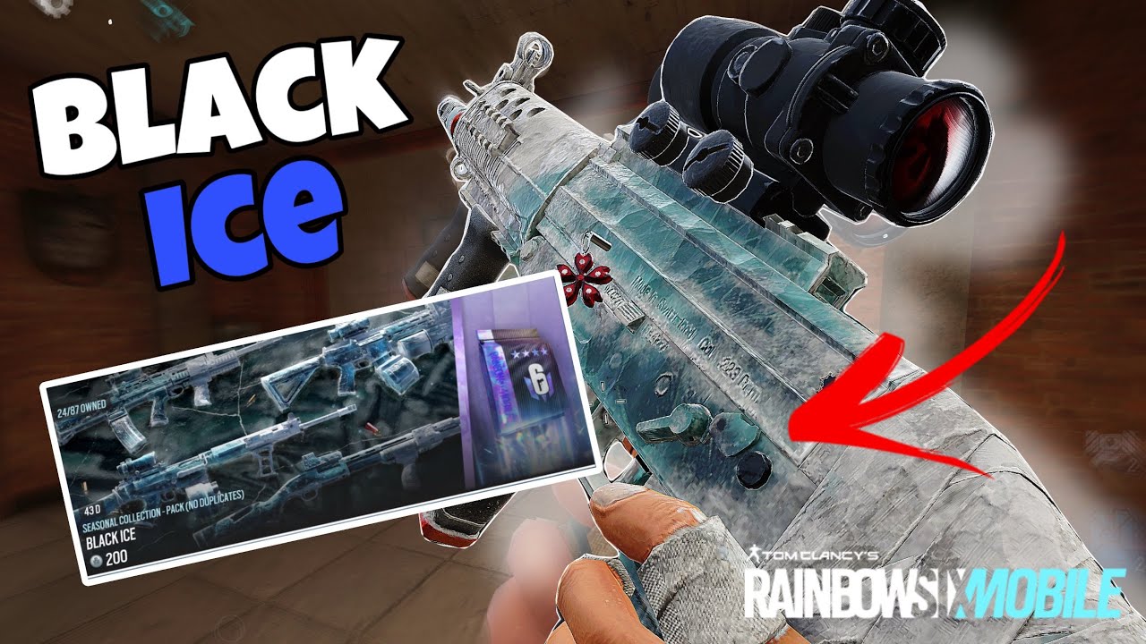 New Black Ice Pack Opening R6 Mobile Rainbow Six Mobile Youtube