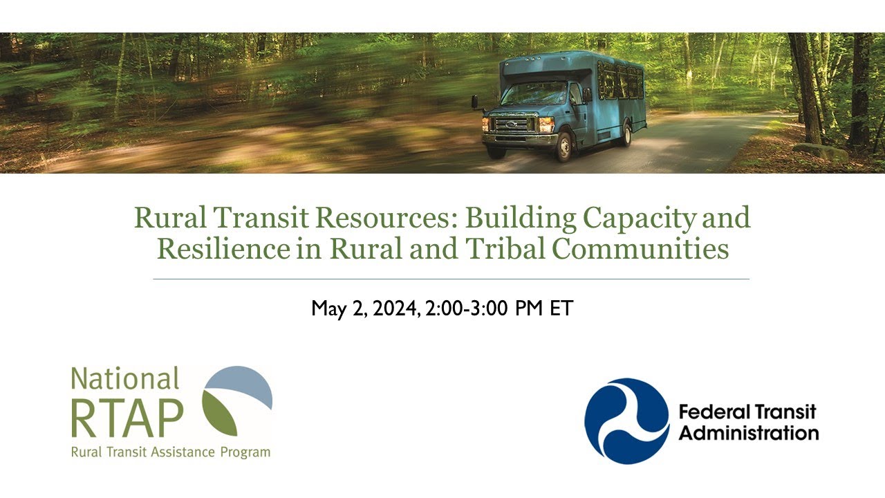 National Rtap Webinar Rural Transit Resources Building Capacity And