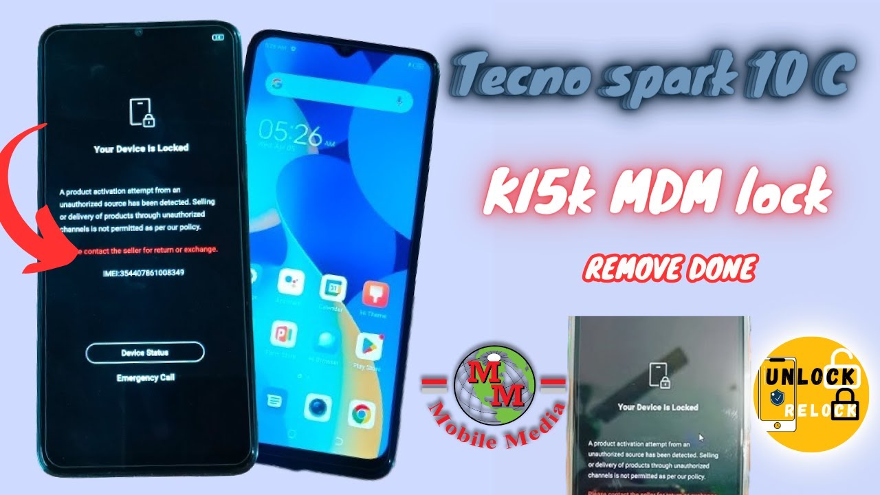 Tecno Spark 10c Your Device Is Locked Solution Tecno Ki5k Mdm Lock
