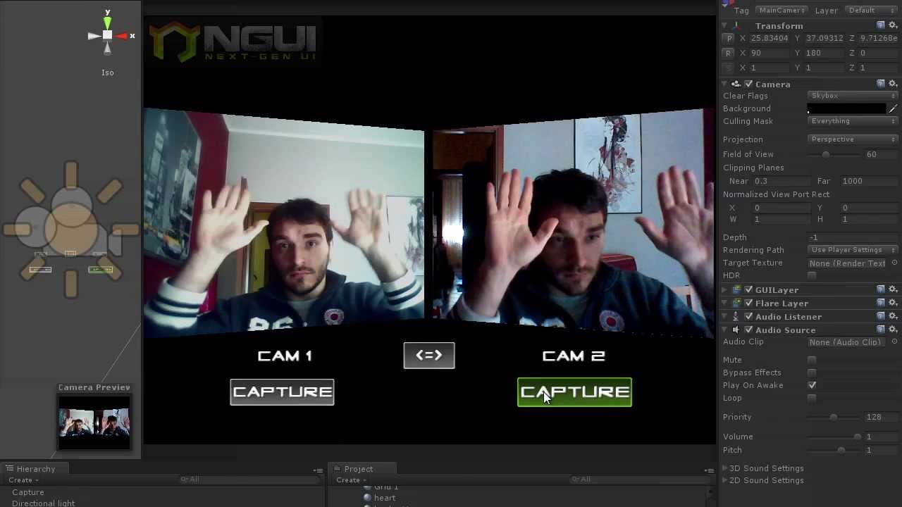 Multicam System Unity3d Youtube