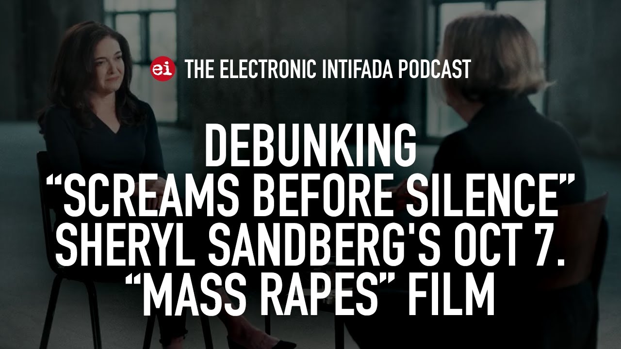 Debunking Screams Before Silence Sheryl Sandberg S 7 October Mass