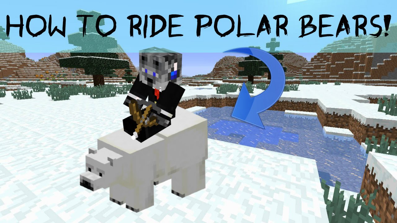 How To Ride A Polar Bear In Minecraft