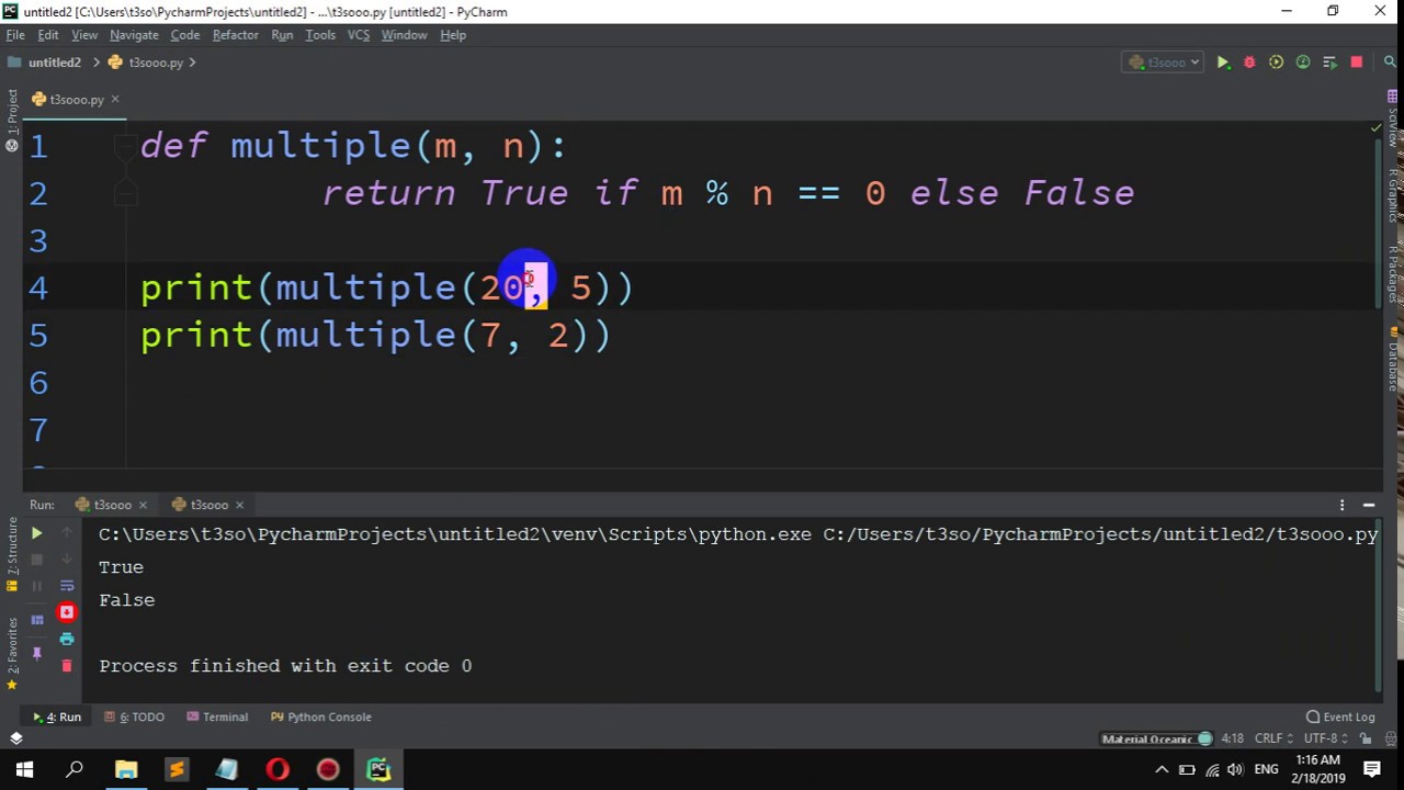 How To Find Numbers Divisible By Another Number In Python Youtube