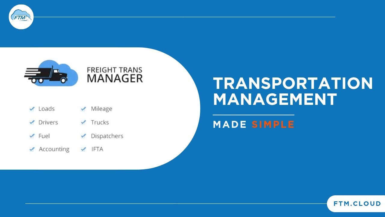 Transportation Management Made Simple Youtube