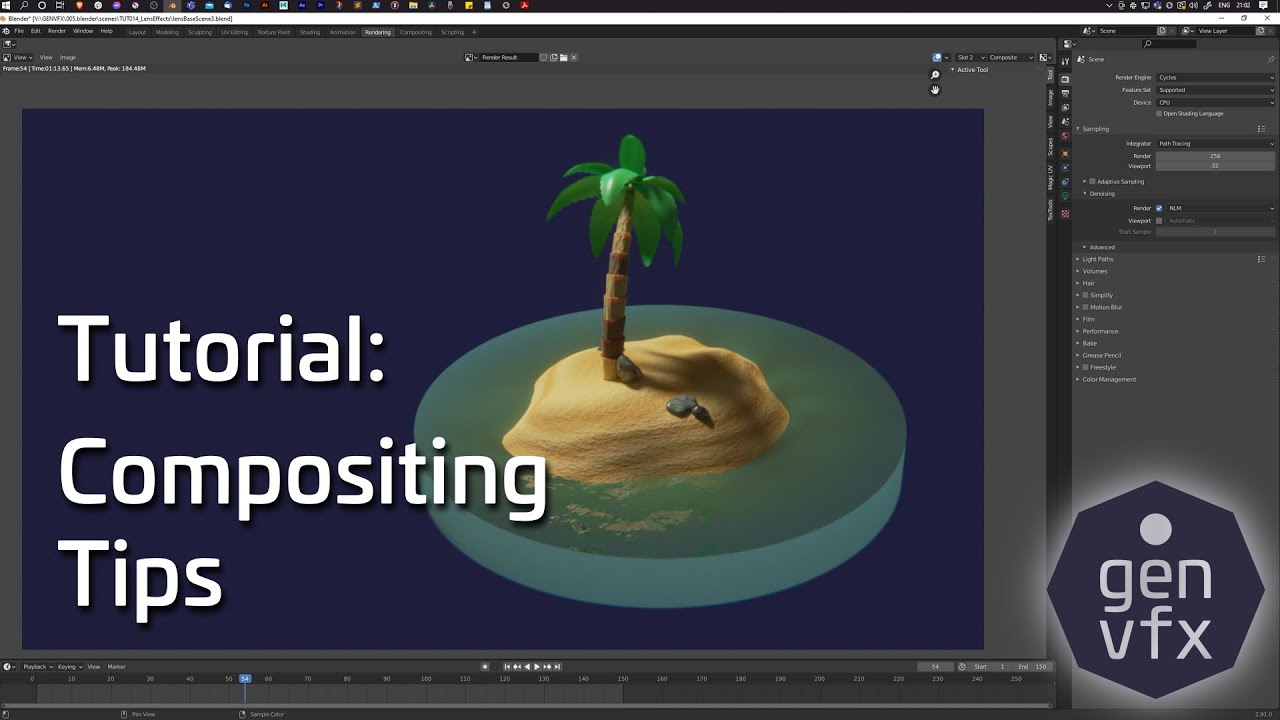 Tutorial Compositing In Blender Tips Youtube
