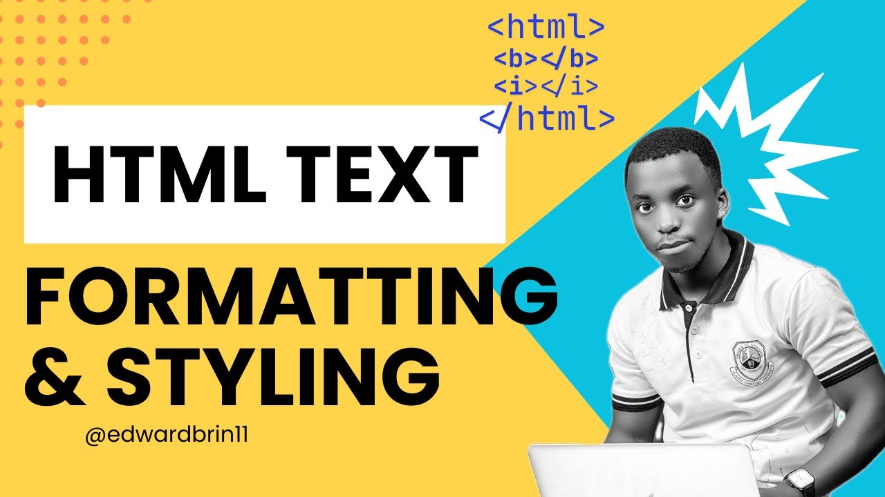 Html Text Formatting Styling Basics Code With Edward W3schools
