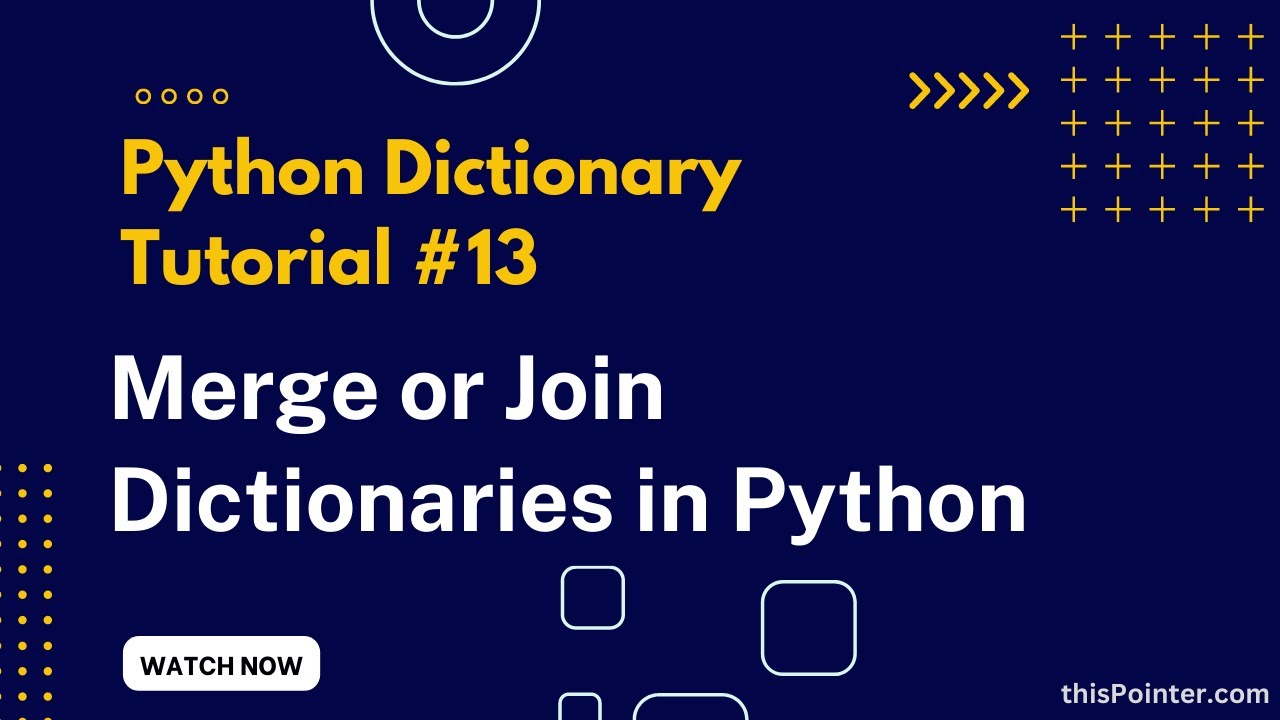 Merge Or Join Dictionaries In Python Explained With Examples Python