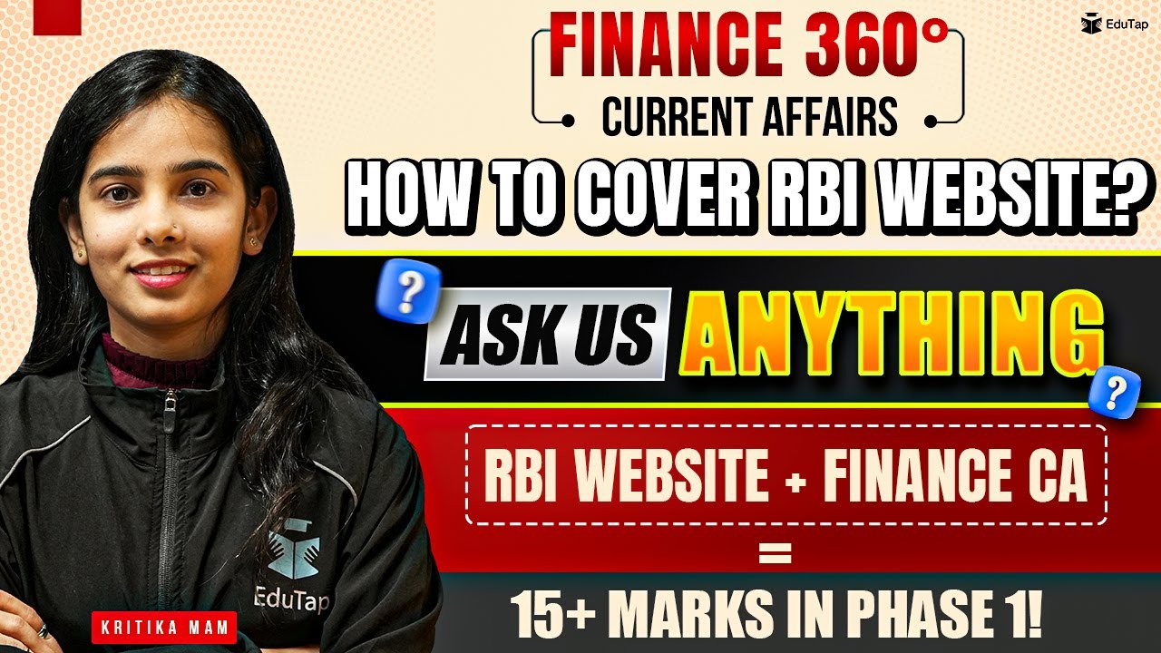 Ask Me Anything How To Cover Rbi Website Finance Current Affairs For
