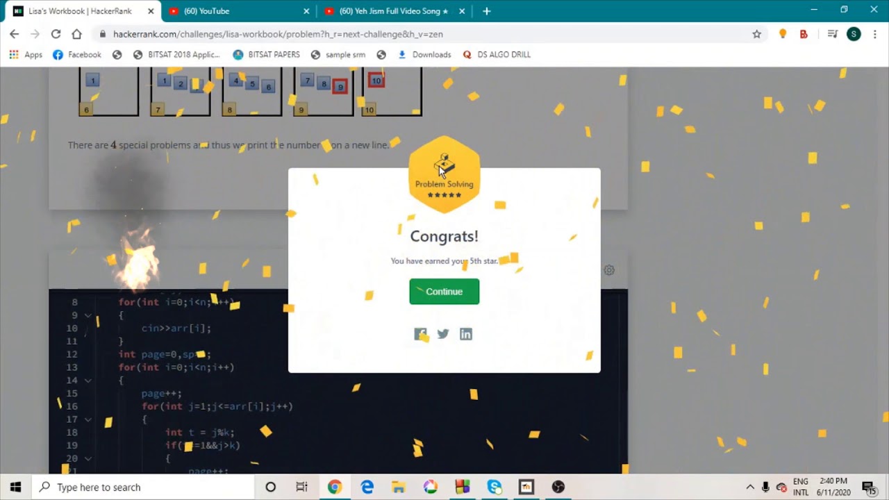 Hitting The Gold Badge Hackerrank Youtube