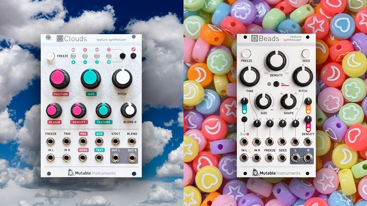 Mutable Instruments Clouds Vs Beads Granular Shoot Out Youtube