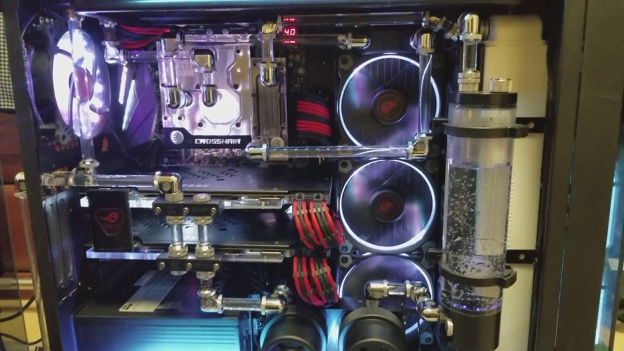 Custom Water Cooled Gaming Pc Youtube