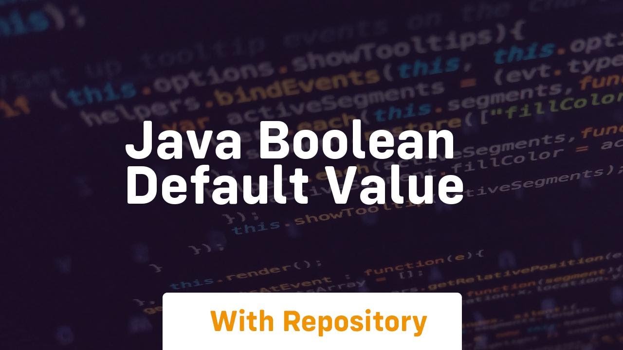 Decode Default Boolean Value Java Avoid Costly Programming Errors