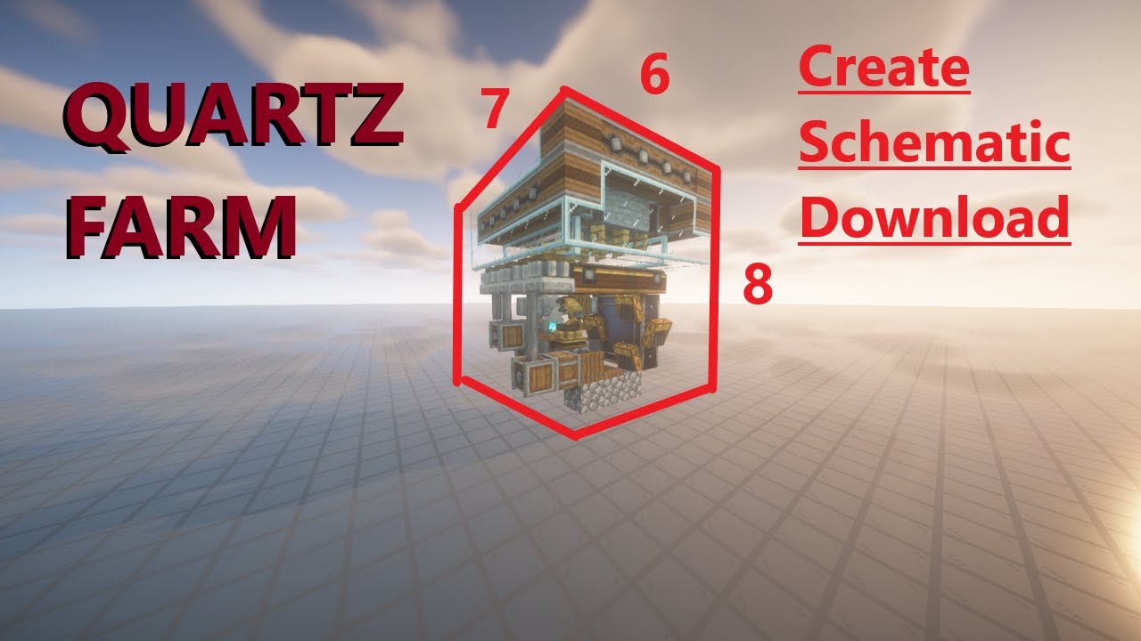 Create Mod Quartz Farm Schematic Download Create 0 5 0