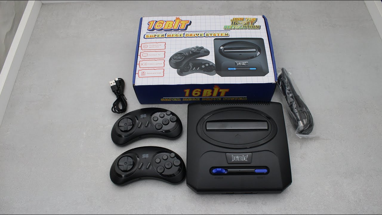 16 Bit Retro Console Mege Drive ёяше 2000 Games Md Nes From