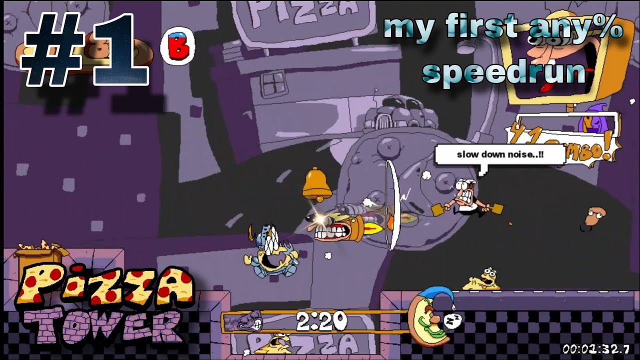 My First Pizza Tower Any Speedrun Part 1 Speedrun Youtube