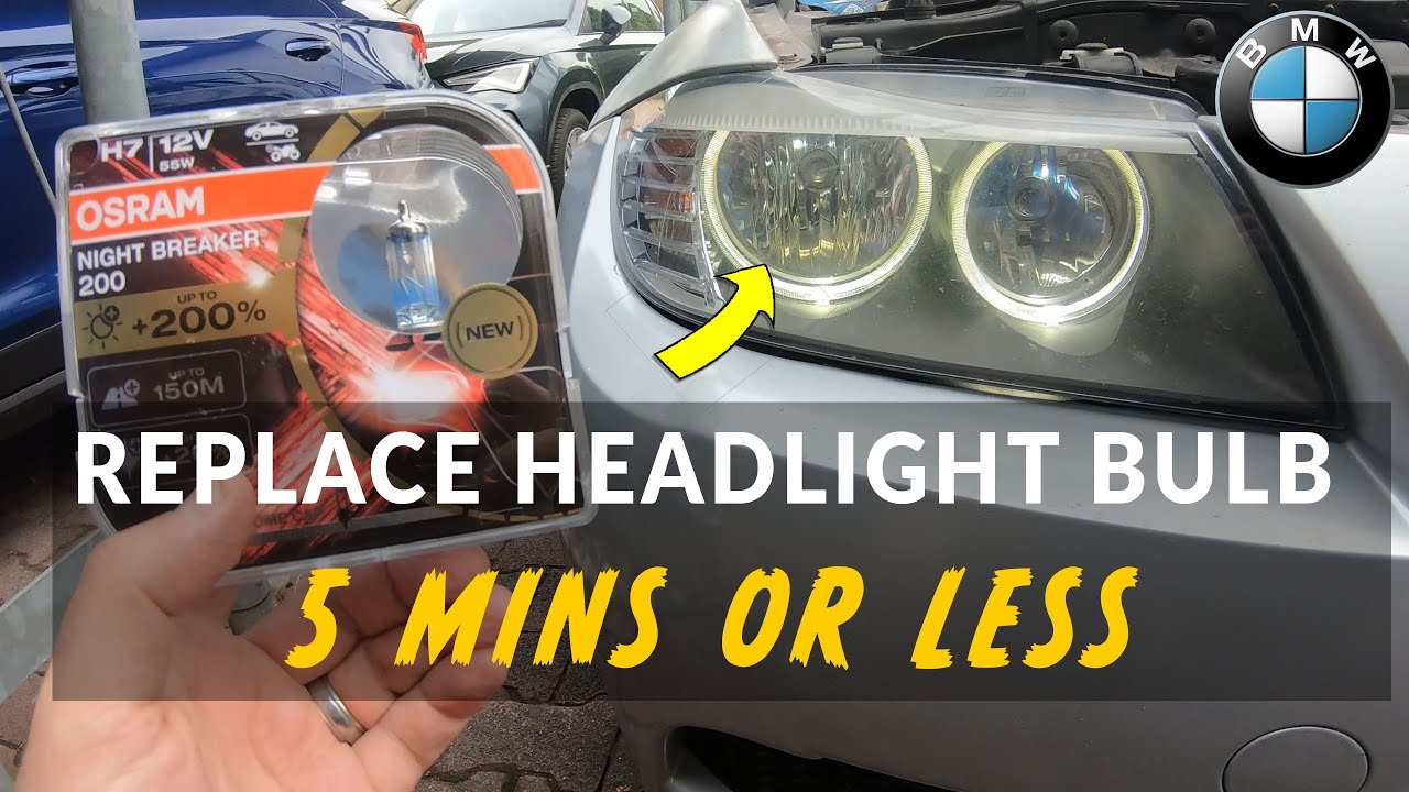 How To Replace Bmw Headlight Bulb Step By Step Guide