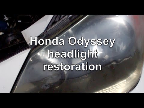 Honda Odyssey Headlight Restoration Youtube