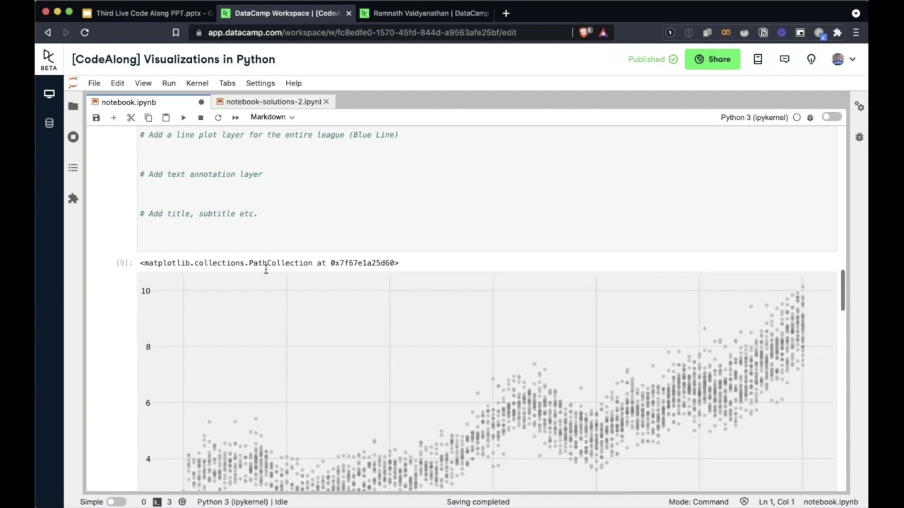 Live Code Along Visualizations In Python Youtube