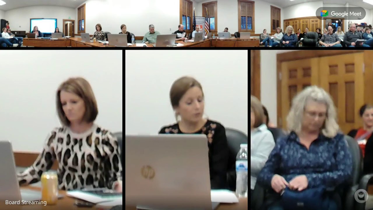 School Board Meeting March 18 Youtube