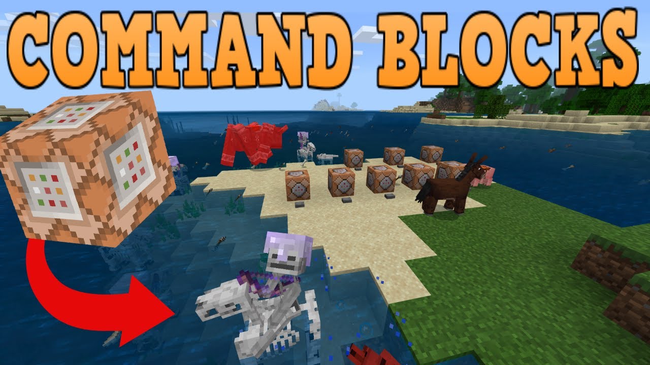 Spawn Event Command Blocks In Minecraft Bedrock Edition Youtube