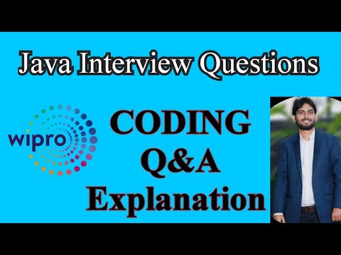 Java Interview Coding Questions Code Asked In Wipro Interview