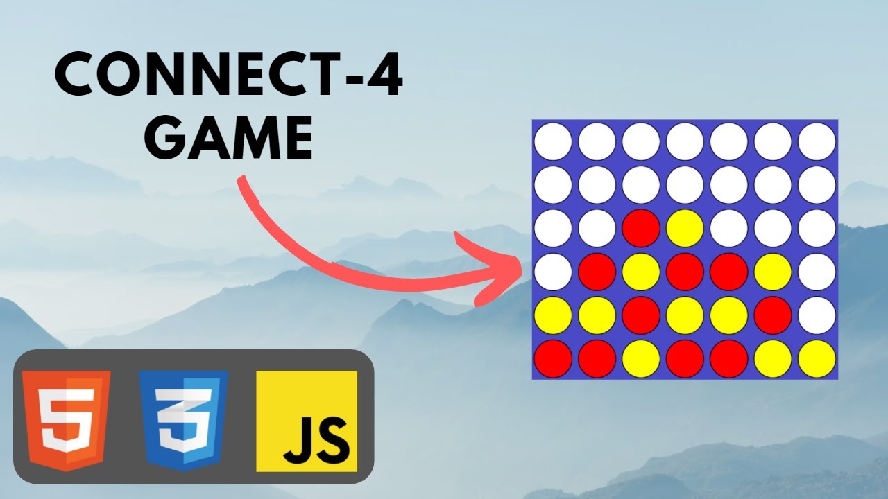 How To Make A Connect 4 Game With Html Css Javascript Youtube