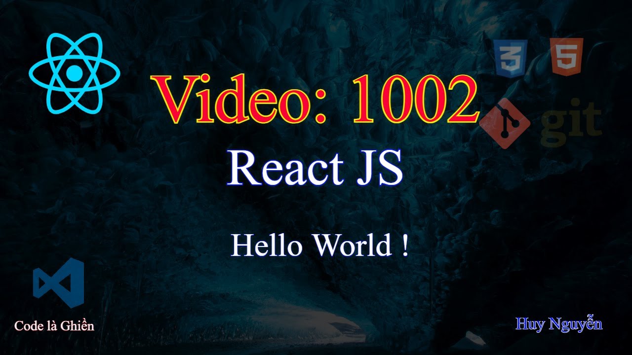 1002 React Js Hello World Youtube