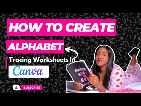 Easy Alphabet Tracing Worksheets Canva Tutorial Businesstips