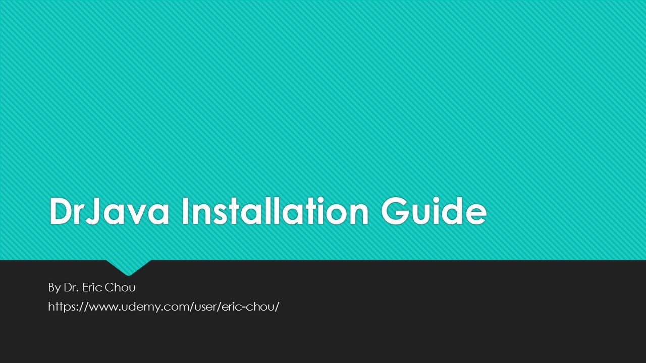 Drjava Ide Installation Guide Youtube