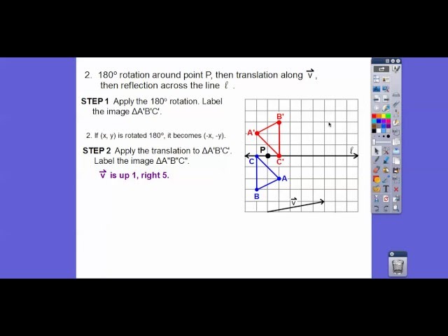 Geometry Multiple Transformations Worksheet