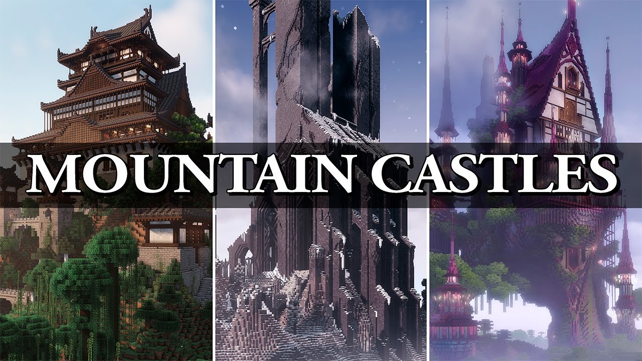 How I Build Mountain Castles Youtube