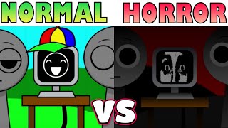 Incredibox Sprunki Oc Mod Anime Normal Version Vs Horror Version