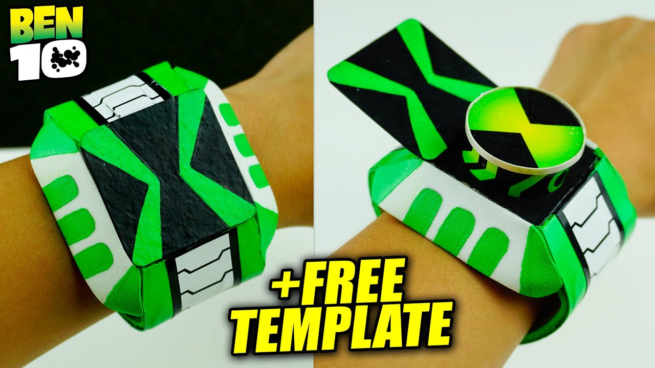 Diy How To Make Ben 10 Omniverse Omnitrix Free Template Functional