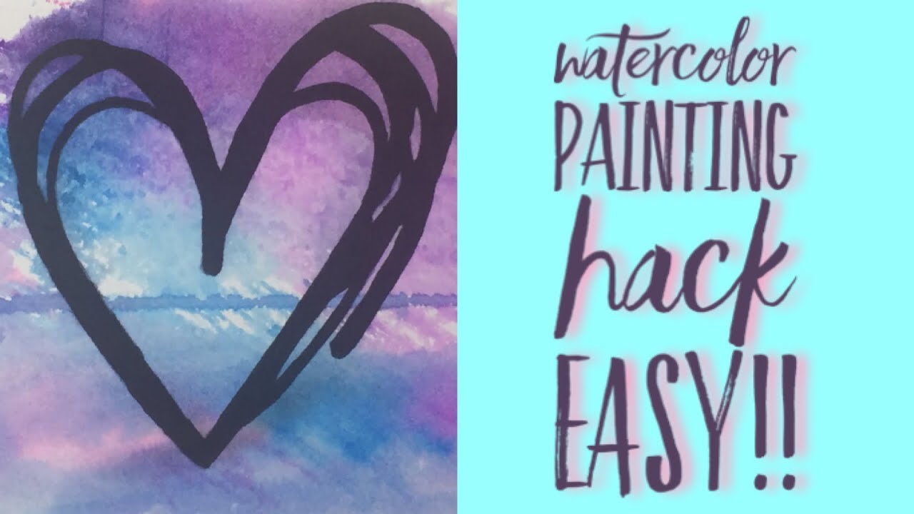 Easy Watercolor Hack Youtube