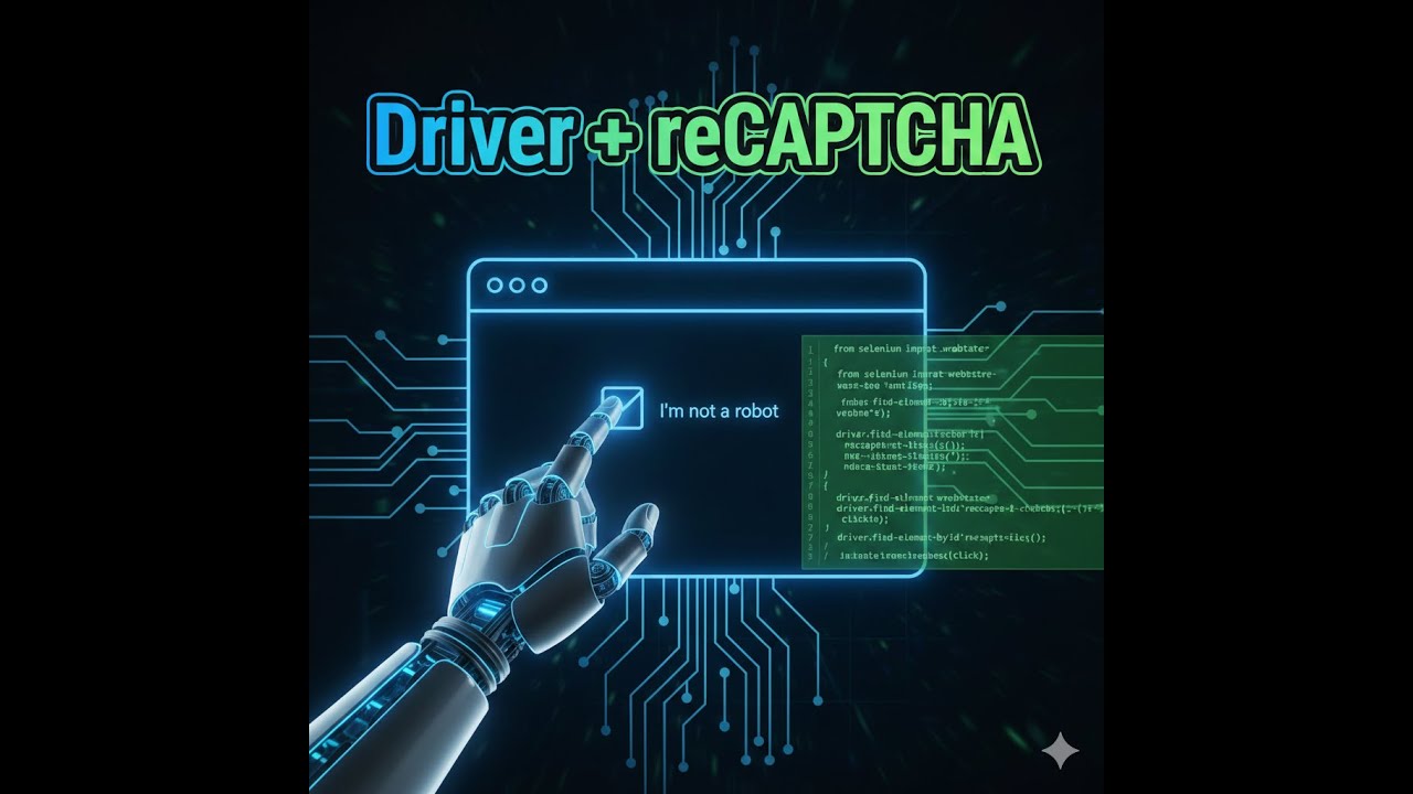 Solving Google Recaptcha In Driver For Testing Automation Python