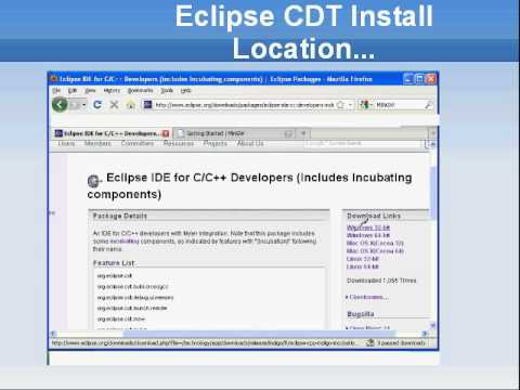 Eclipse Cdt C Programming Tool With Mingw Installation Youtube