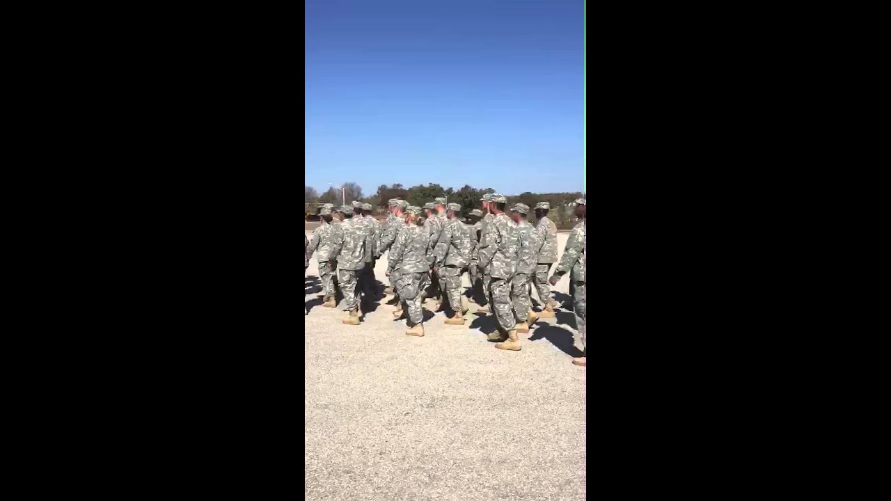 Us Army Basic Training Marching Youtube