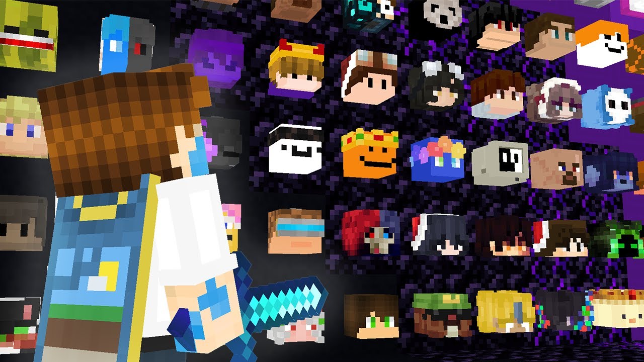I Collected Every Player Head On This Smp Youtube