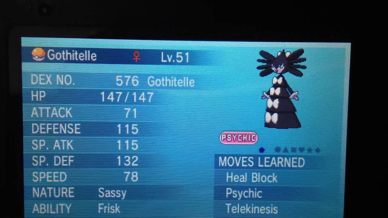 Gothitelle Pokdex Stats Moves Evolution Locations