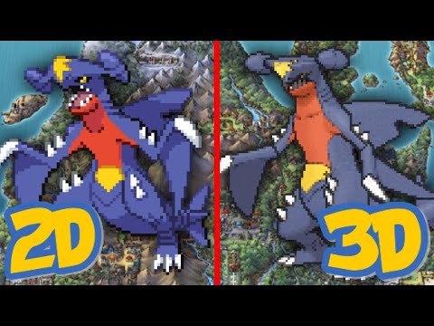 Pokemon 2d Sprites Vs 3d Models Comparison Generation 4 Youtube