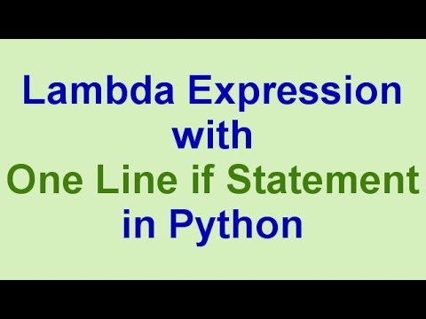 Python Tips Tricks Lambda Expression With One Line If Quadexcel
