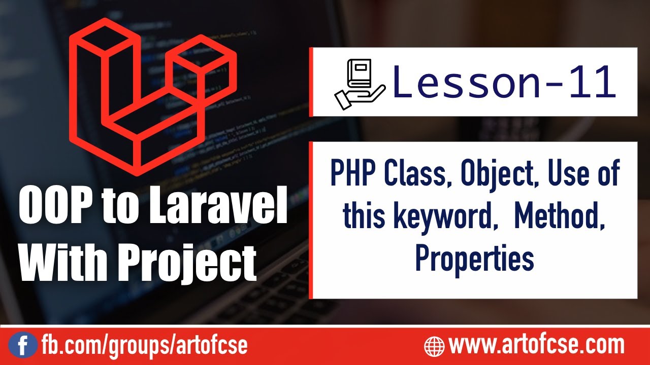 Oop To Laravel 11 Php Class Object Use Of This Keyword Method