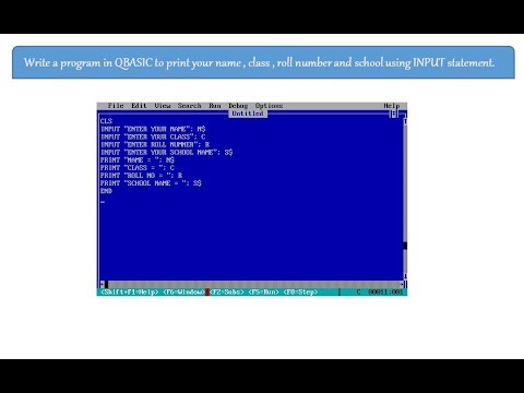 Qbasic Programming In Hindi Do Loop Example