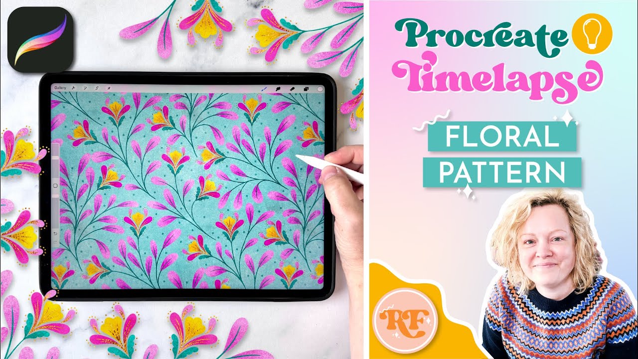 Procreate Time Lapse Seamless Patterns In Procreate Youtube