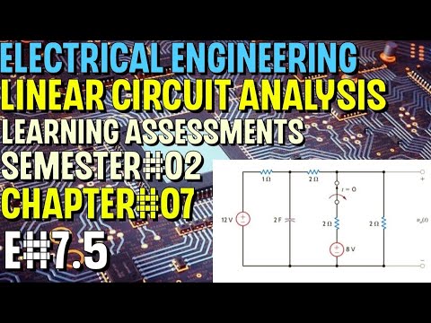 Linear Circuit Analysis Chapter 07 E 7 5 Basic Engineering