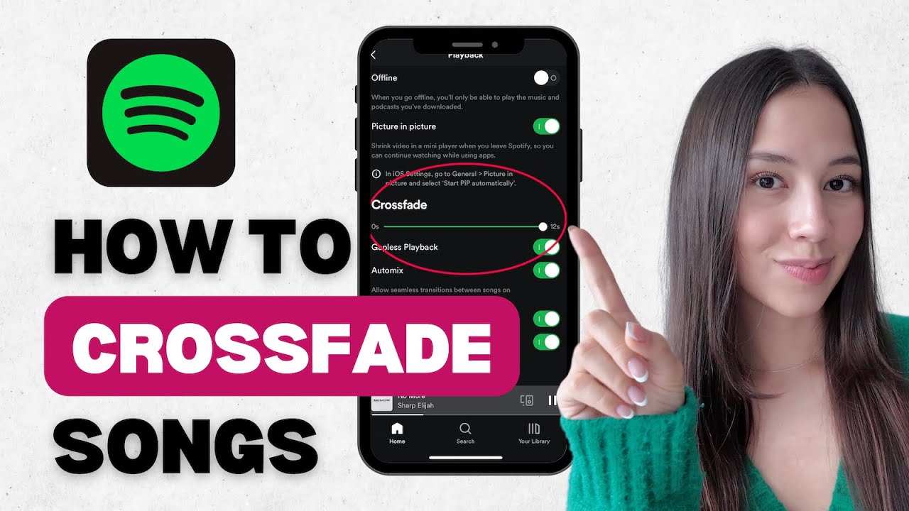 How To Use Spotify S Crossfade Feature For Seamless Transitions Youtube