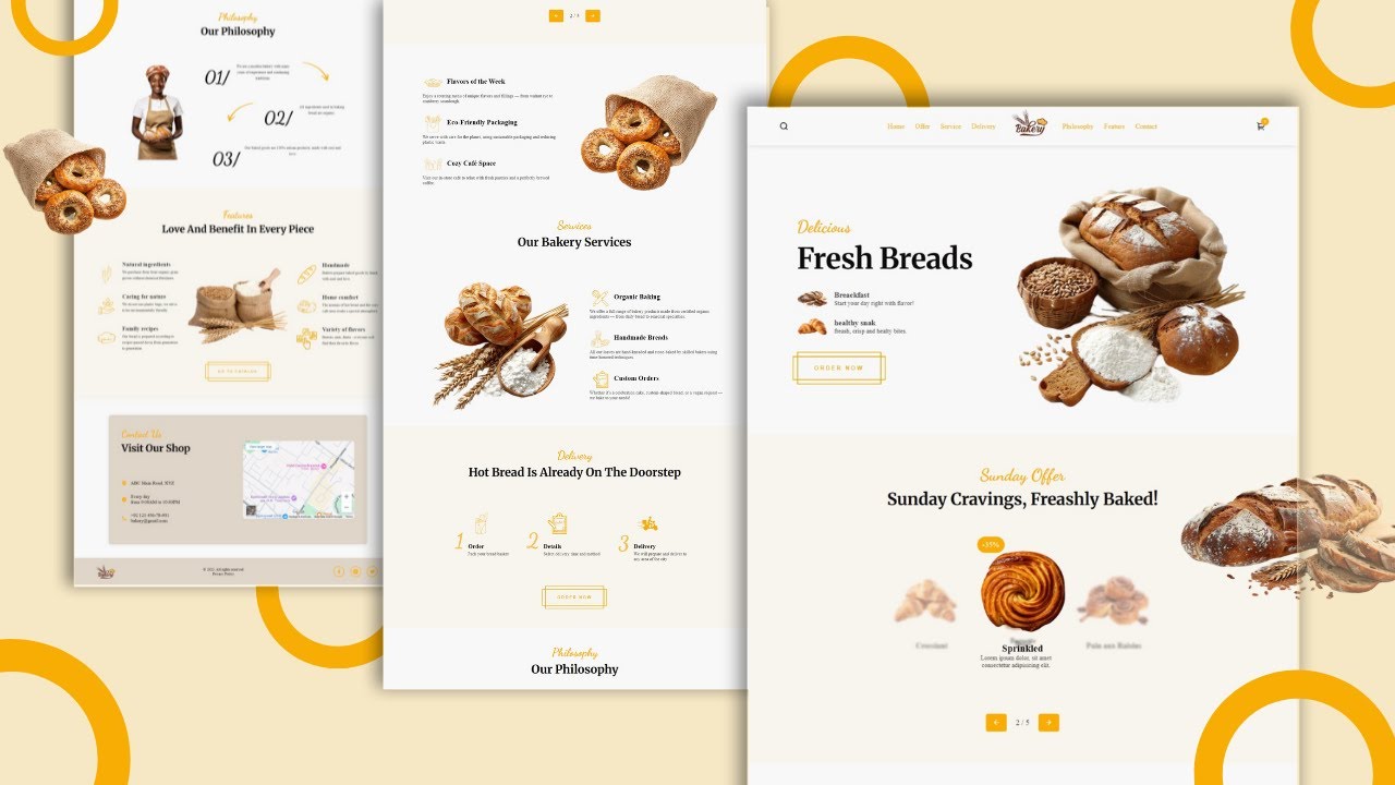 Build A Complete Responsive Bakery Website Using Html Css Javascript